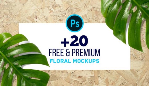 20+ Best Free & Premium Floral Mockups for Graphic Designers
