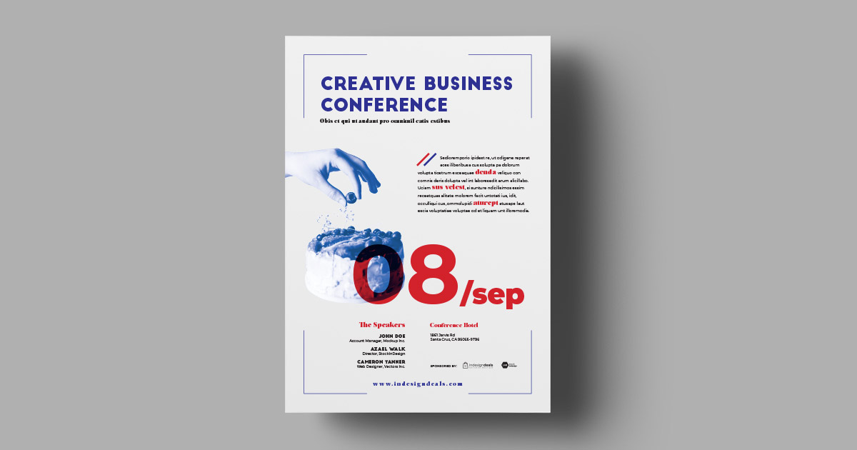 Flyer & Poster Templates for Event - InDesign Templates