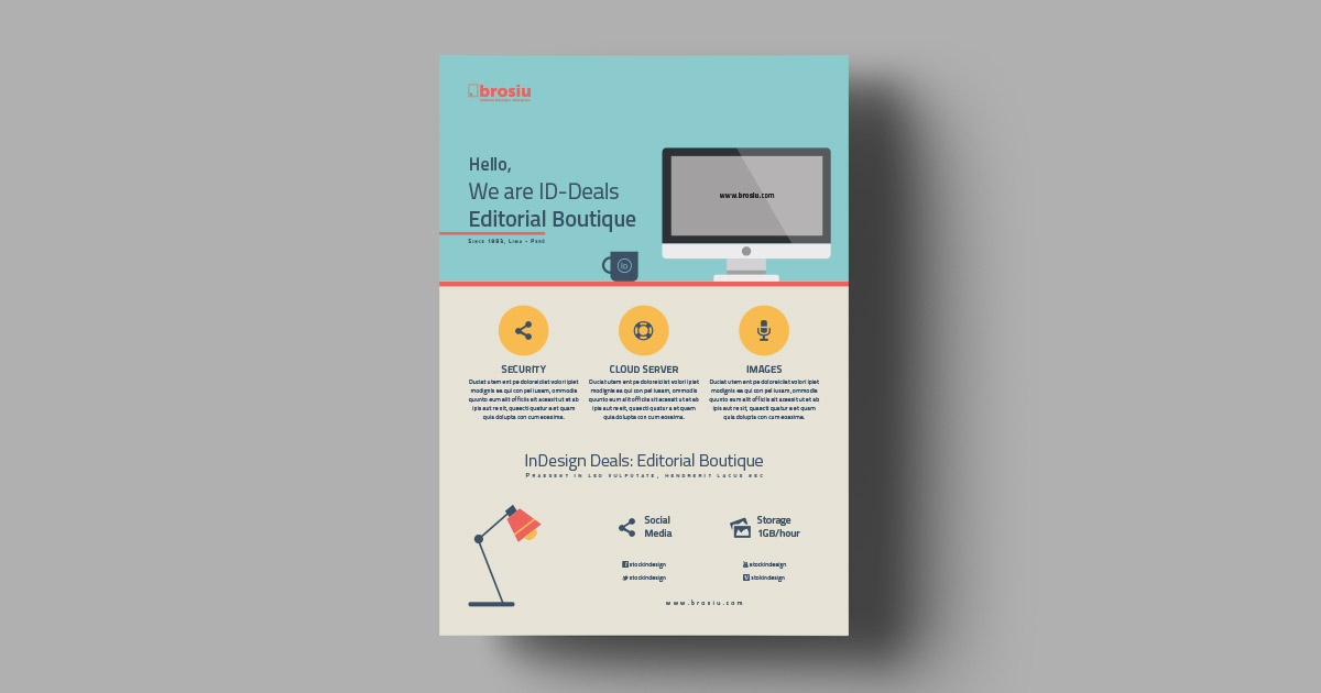 InDesign Flyer Template - InDesign Templates for Designers