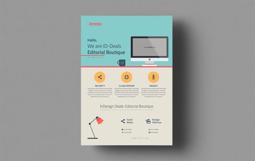 InDesign Flyer Template - InDesign Templates for Designers